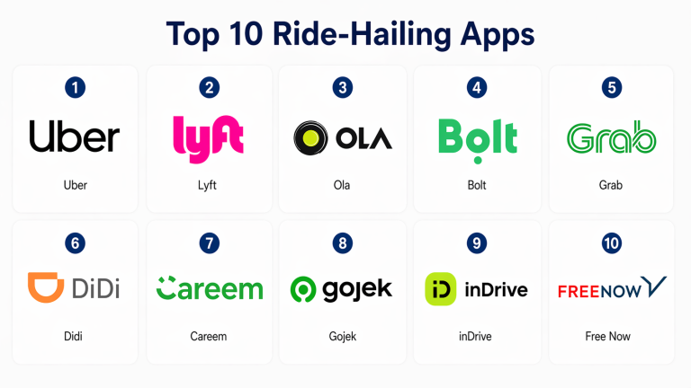 Top 10 Ride-Hailing Apps Features, Pros, Cons & Comparison – True ...